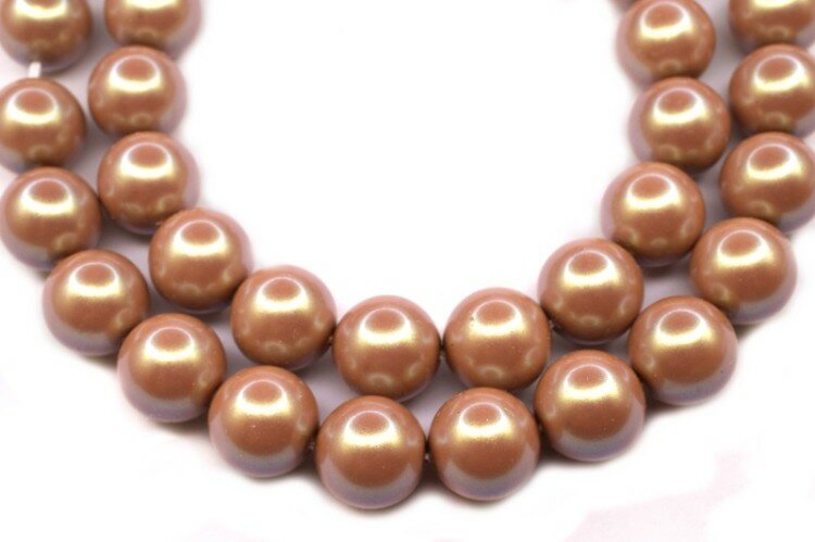 Жемчуг Preciosa Maxima, цвет pearlescent pink, 12мм, 704-042, 2шт