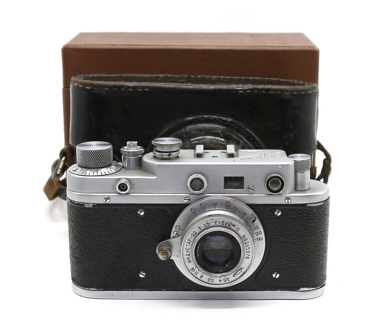 Камера Зоркий С + Индустар-22 П (СССР, 1956г.)