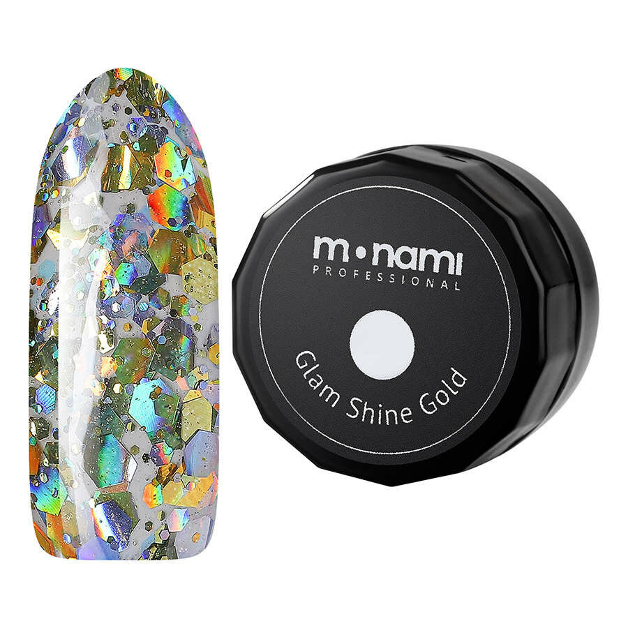 Гель-лак Monami Professional Glam Shine Gold, 5г