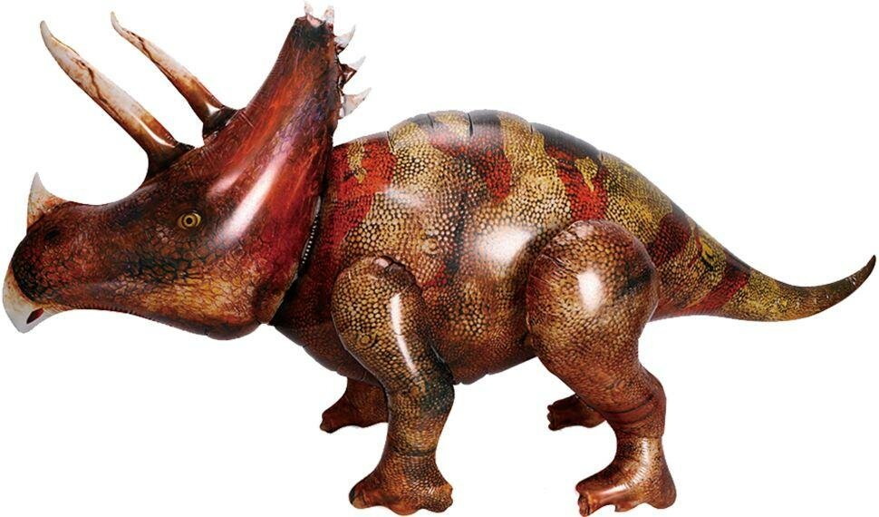 Шар 3D (46'/117 см) Фигура, Динозавр Трицератопс, 1 шт. в упак.