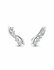 Серьги каффы Amarin Jewelry, серебро, 925 проба, родирование, фианит, , серебрис...