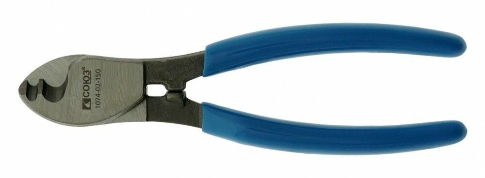 Кабелерез комбинированный, 150 мм, рез до 6 мм СОЮЗ 1074-02-150