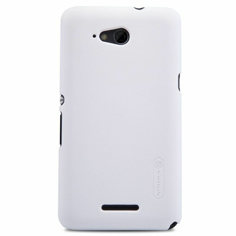 Накладка пластиковая Nillkin Frosted Shield для Sony Xperia E4g белая