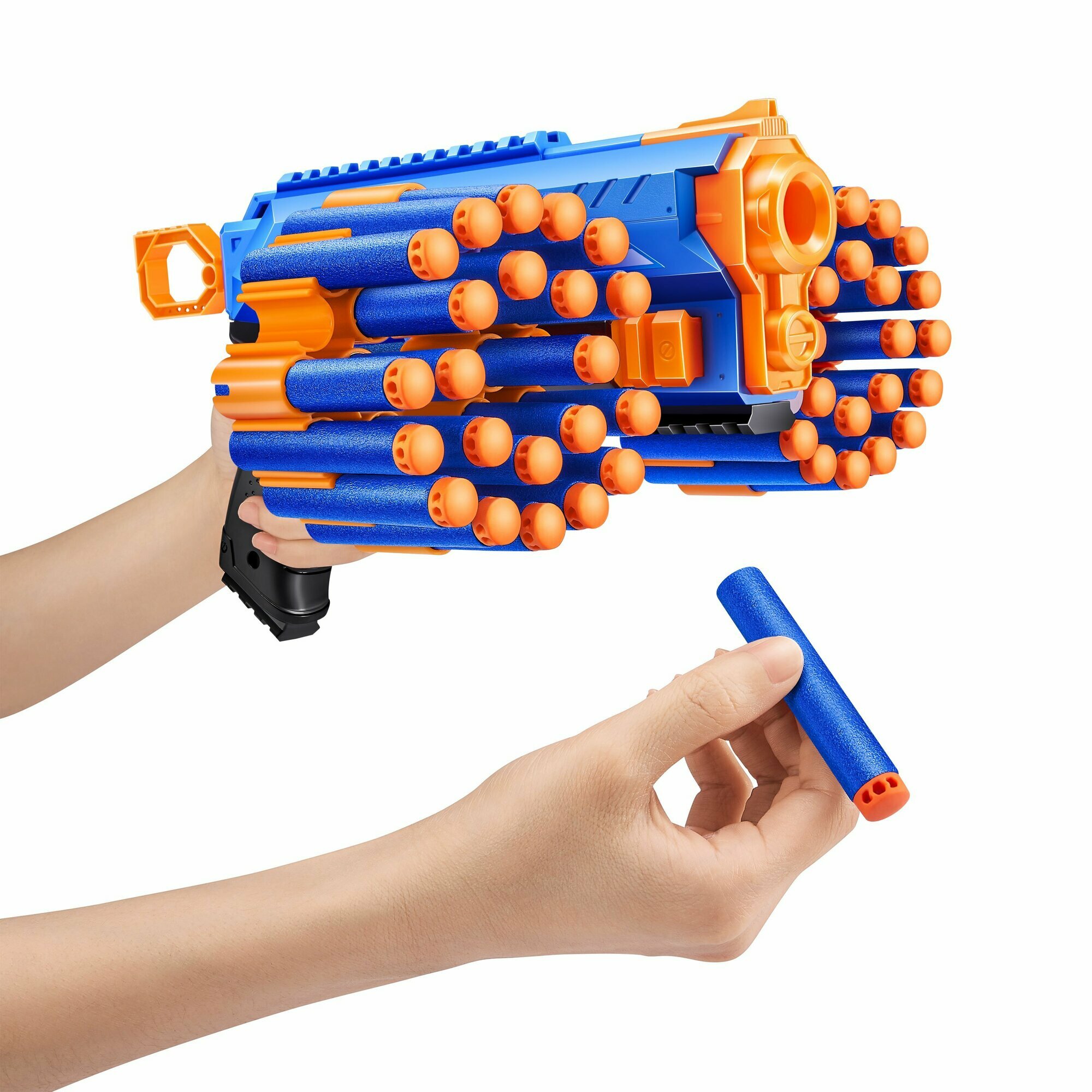 Бластер X-SHOT Insanity Rage Fire 72 – 72 мягких пули, совместим с Nerf, для мальчиков — фото 1