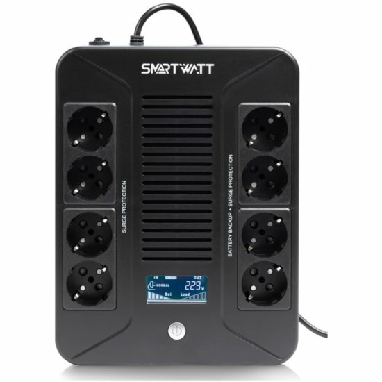 Источник бесперебойного питания Smartwatt UPS SAFE PRO LCD 800