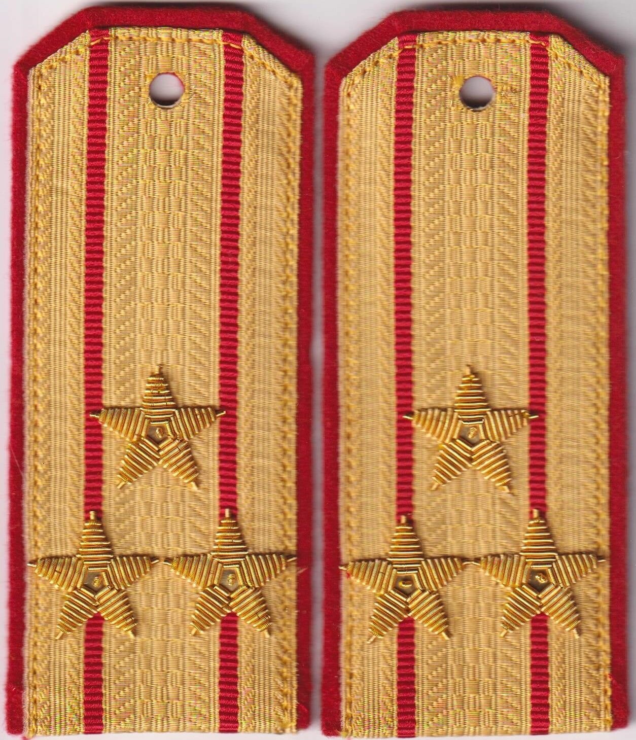 Погоны следственного комитета (парадные) , полковник (12 см, женские)