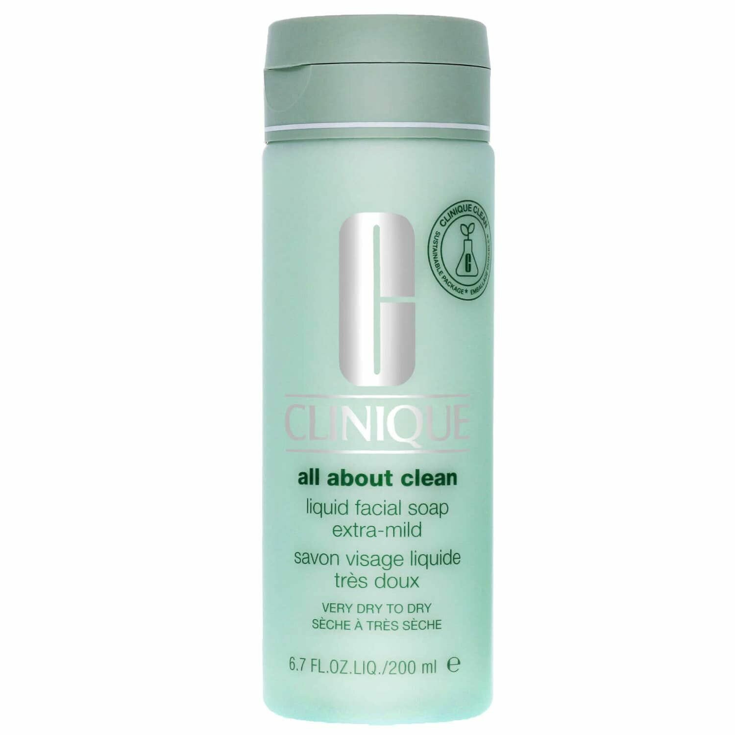 CLINIQUE Экстра-Мягкое жидкое мыло для лица Liquid Facial Soap Extra Mild (200 мл)