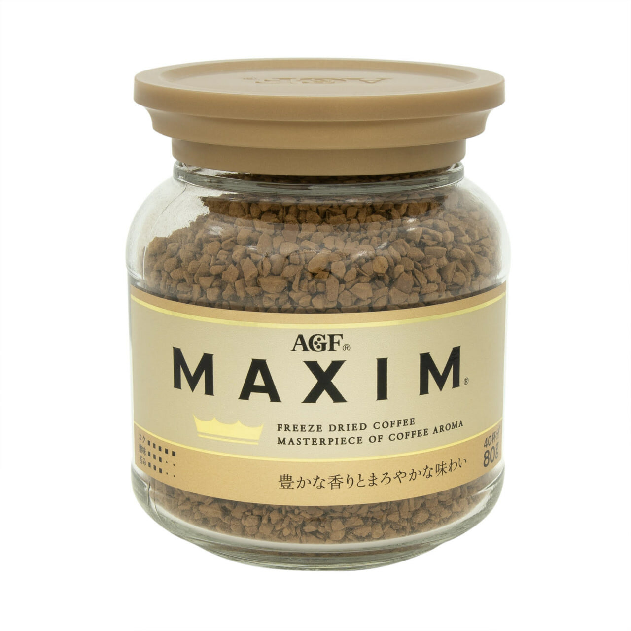 Кофе Maxim AGF, арабика 100%, сублимированный, стеклянная банка 80 г