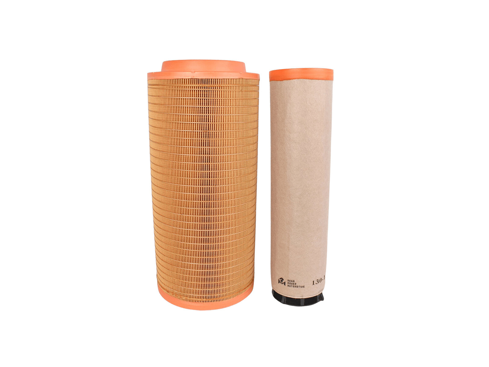 Элемент фильтрующий КАМАЗ воздушный ЕВРО-5 комплект 2 штуки MEGAPOWER