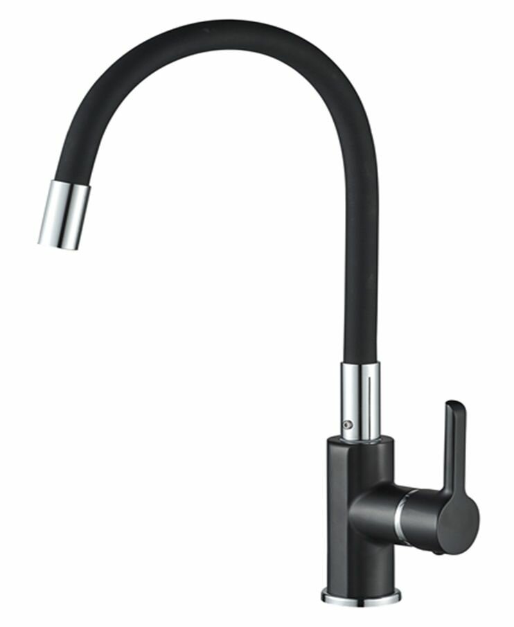 Смеситель для кухни Yindaf с высоким силиконовым изливом Y49155HR1-7