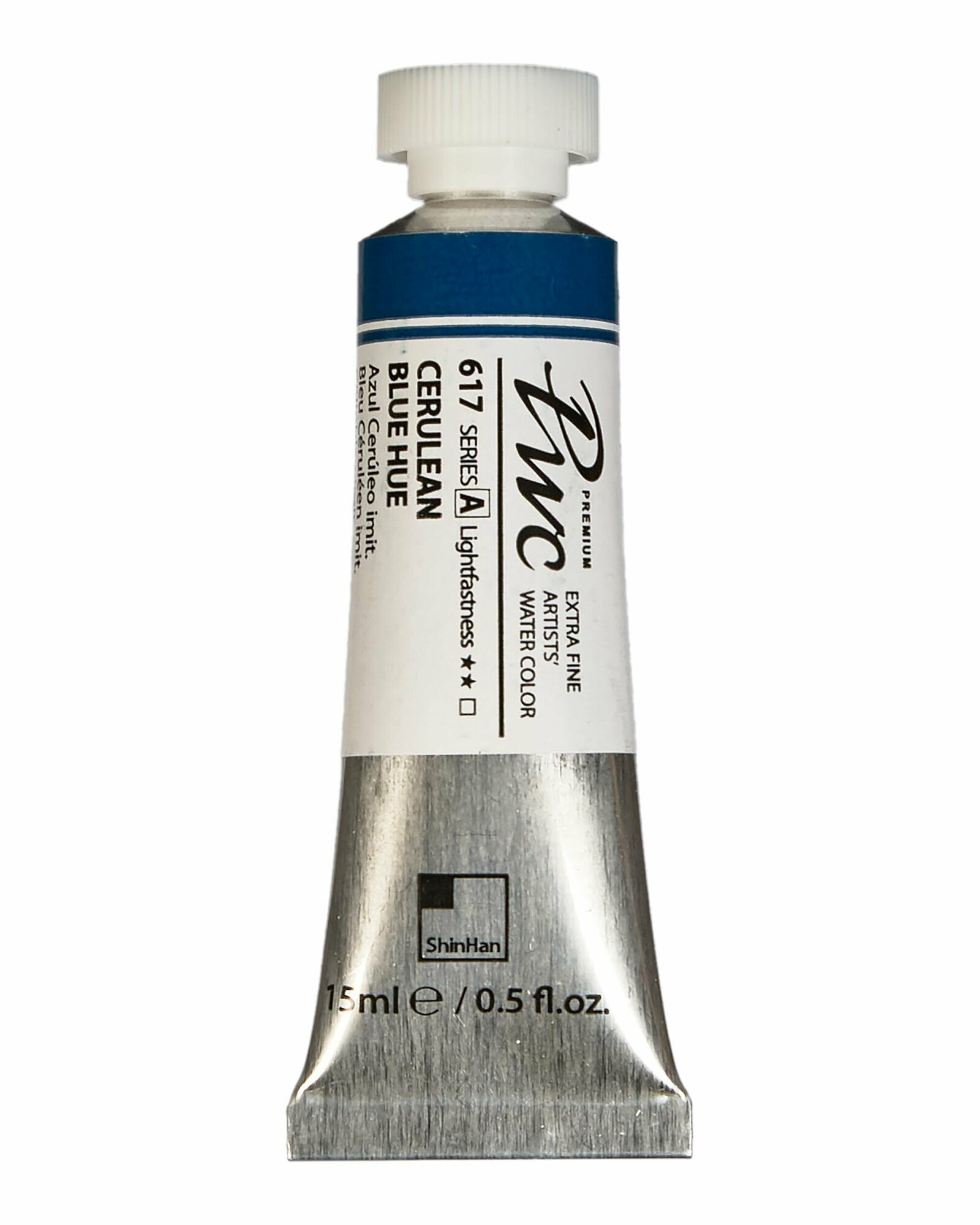 Краска акварельная ShinHan PWC туба 15мл №617 лазурно-синий