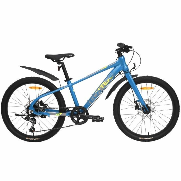 Велосипед TechTeam Neon 24"х13" синий 2024