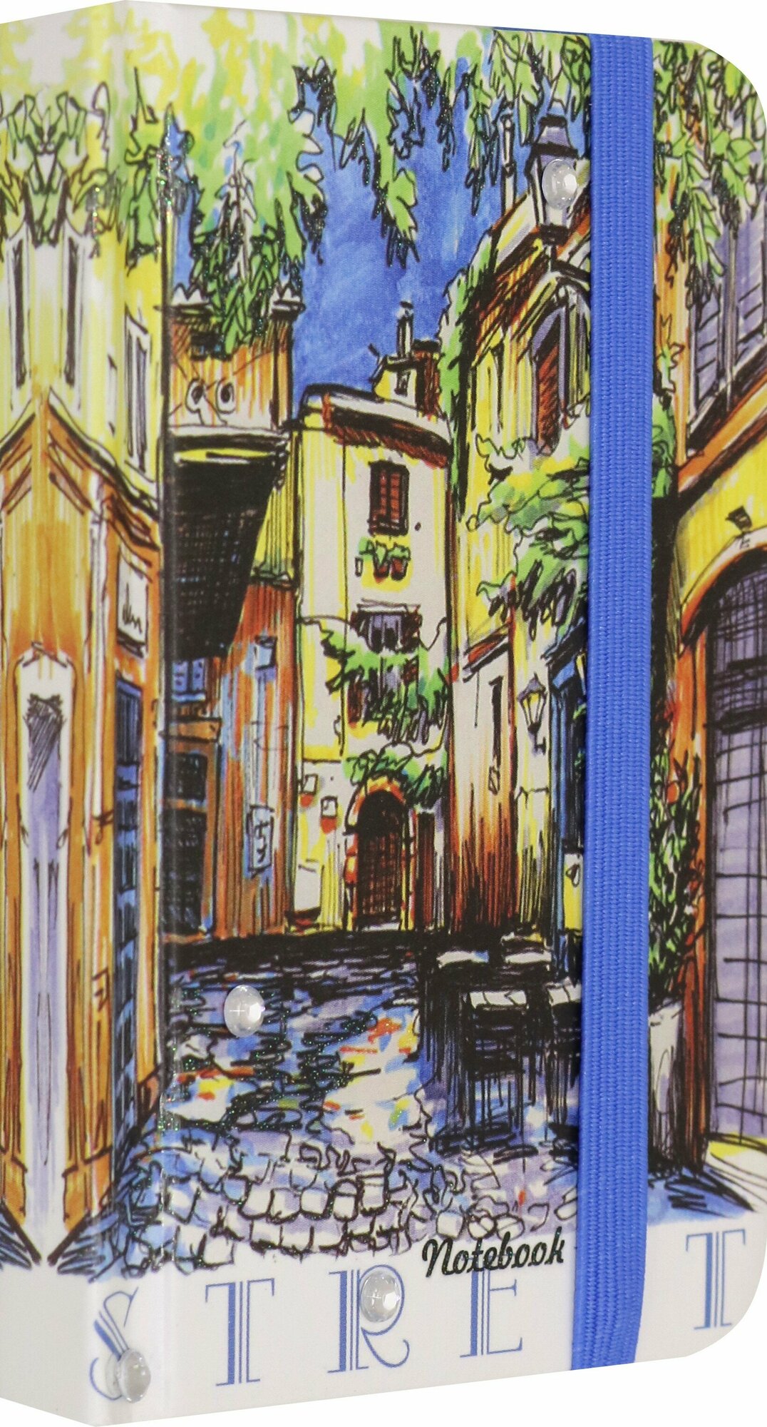 Записная книжка 80 листов, А7 "Солнечная улица" (С3356-06)