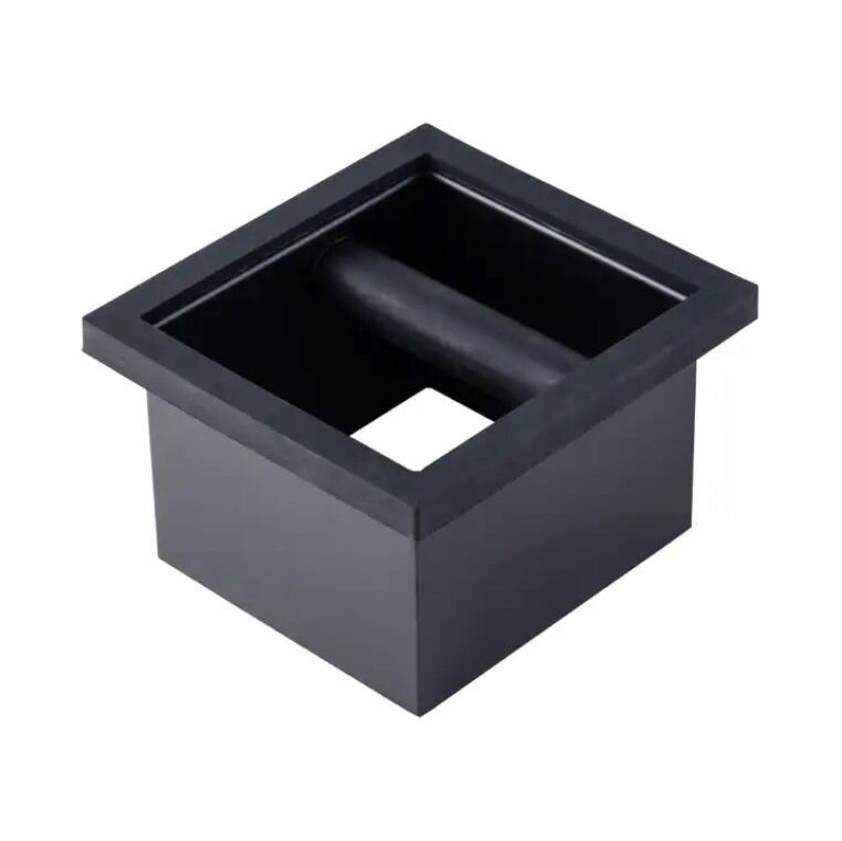 Нок-бокс (Knock Box) встраиваемый, черный сталь 185х170х95мм