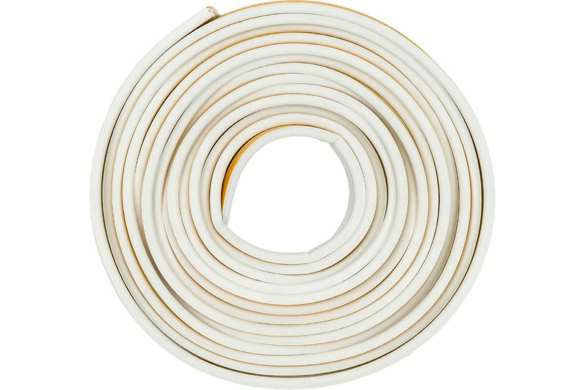 Самоклеящийся уплотнитель Sila P-профиль белый 12 м W12 SILAPW12 для герметизации окон