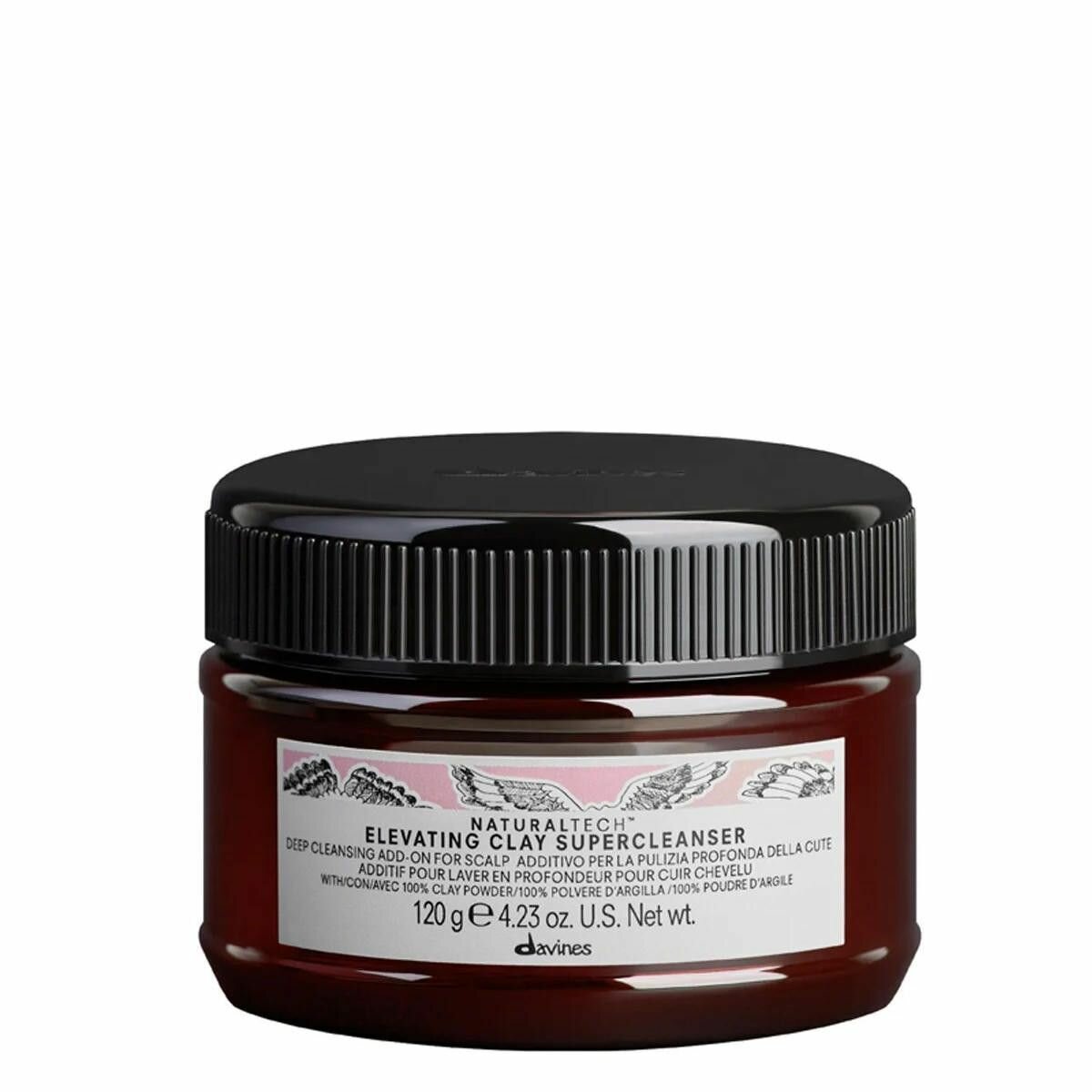 Davines NT Усиливающая профессиональная супер очищающая пудровая глина для волос, Италия
