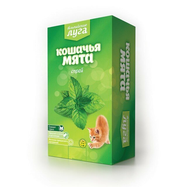 Спрей Альпийские луга Кошачья мята , 100 мл , 162 г