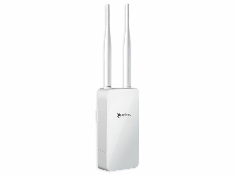 Уличный 4G / LTE Роутер Optimus WR2-24015 300 Мбит/с в сети Wi-Fi 2,4 ГГц, 802.11b/g/n, IP65 белый