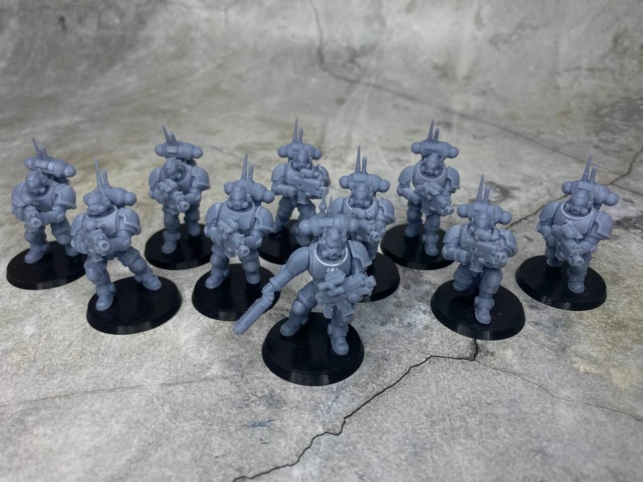 Набор фигурок "Primaris Infiltrators Space Marines Warhammer 40k"