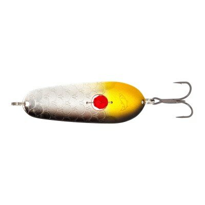 Блесна колеблющаяся Kuusamo Rasanen 70/20 с камнем Peravalotakuu, BL/S/Ye-S UV