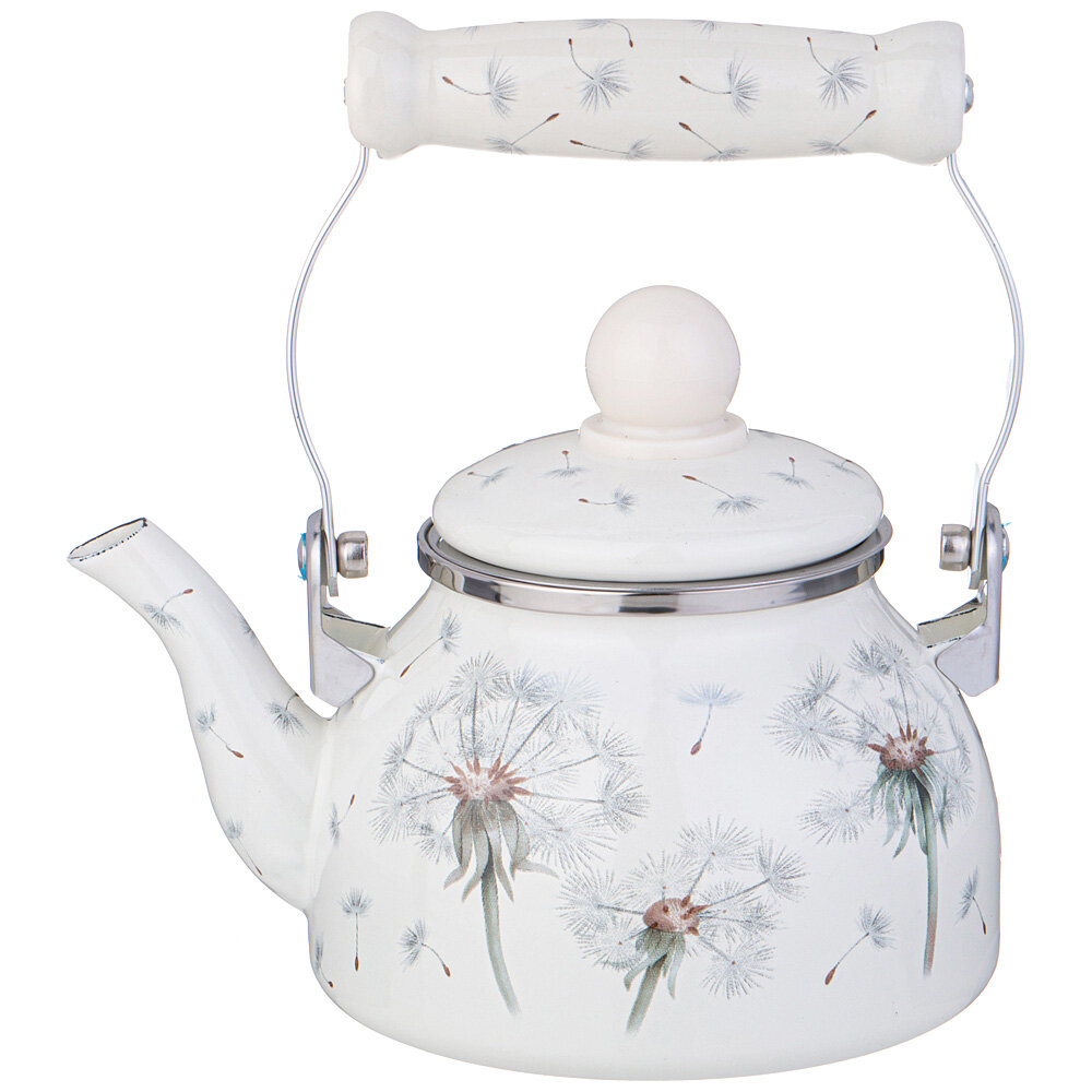Чайник 943-050 agness со съемным фильтром серия dandelion, 0,85 л