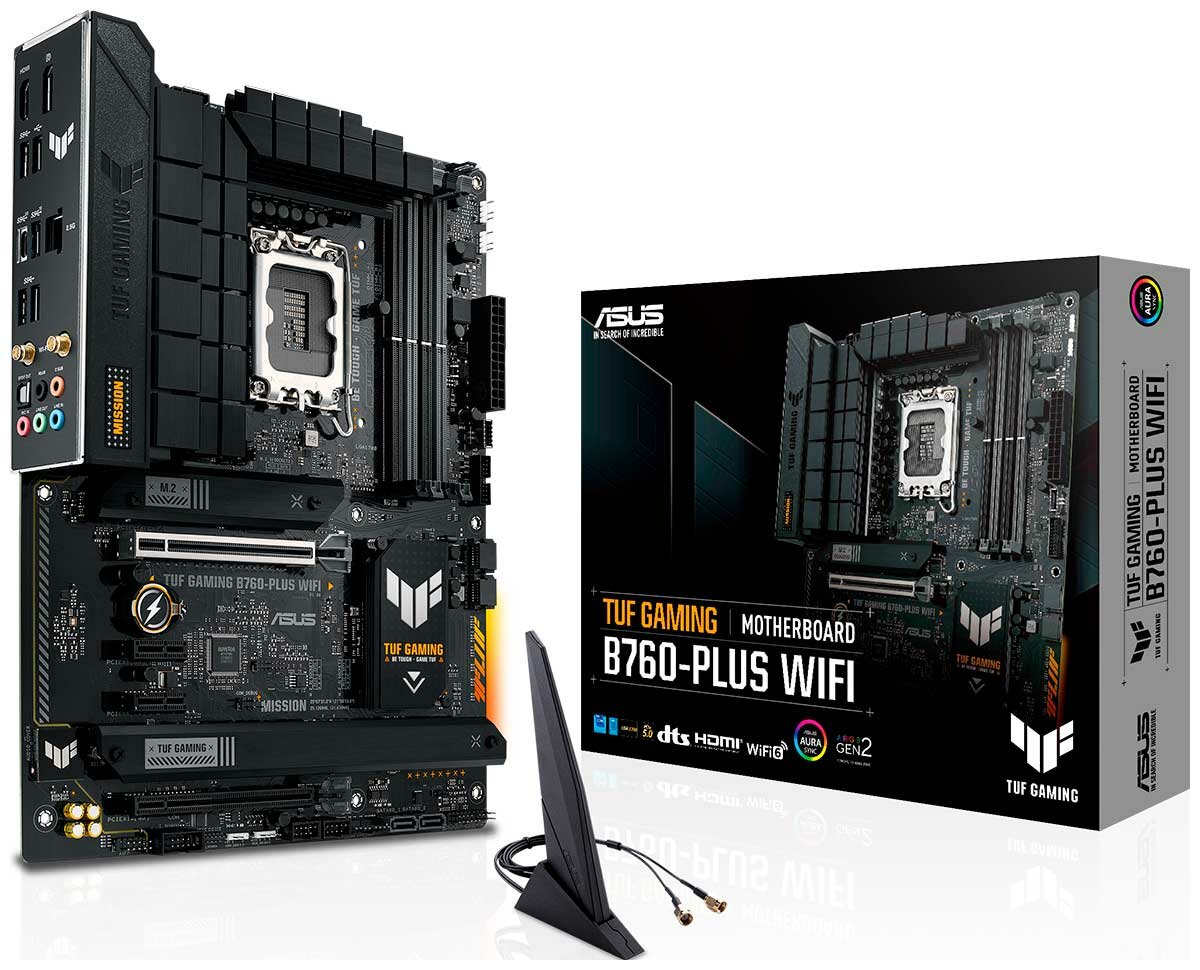 Материнская плата Asus TUF GAMING B760-PLUS WIFI (LGA1700, ATX)