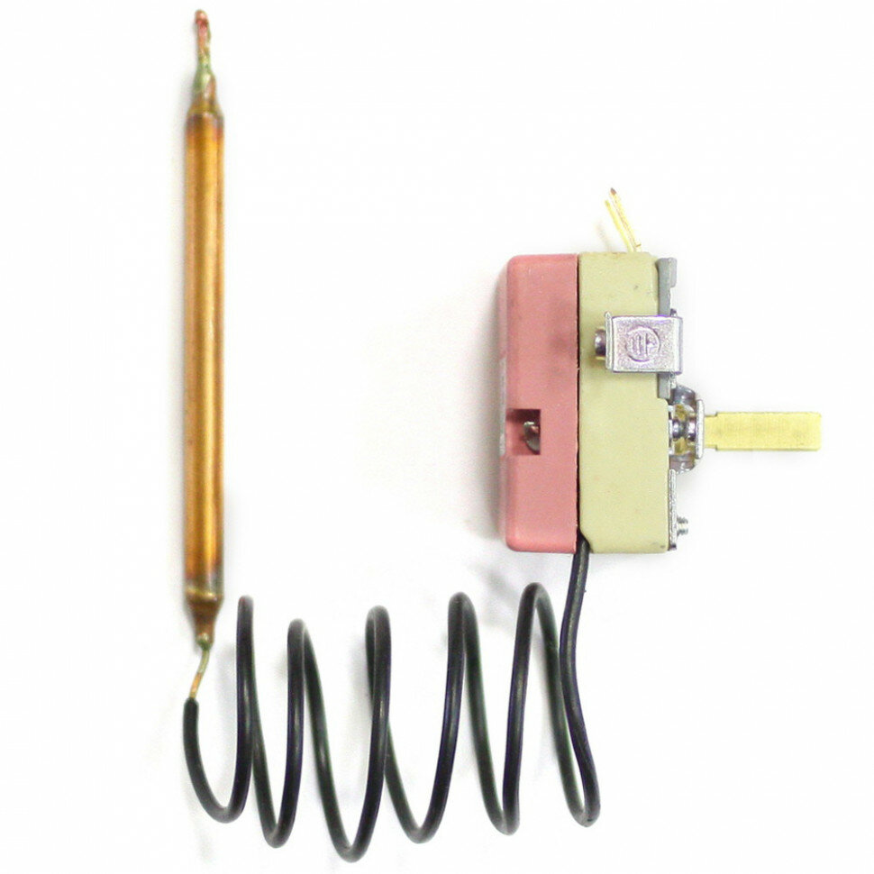 Термостат регулируемый TBR 16А, 77°С, 710мм, капиллярный, h 23мм, 250V, 100323