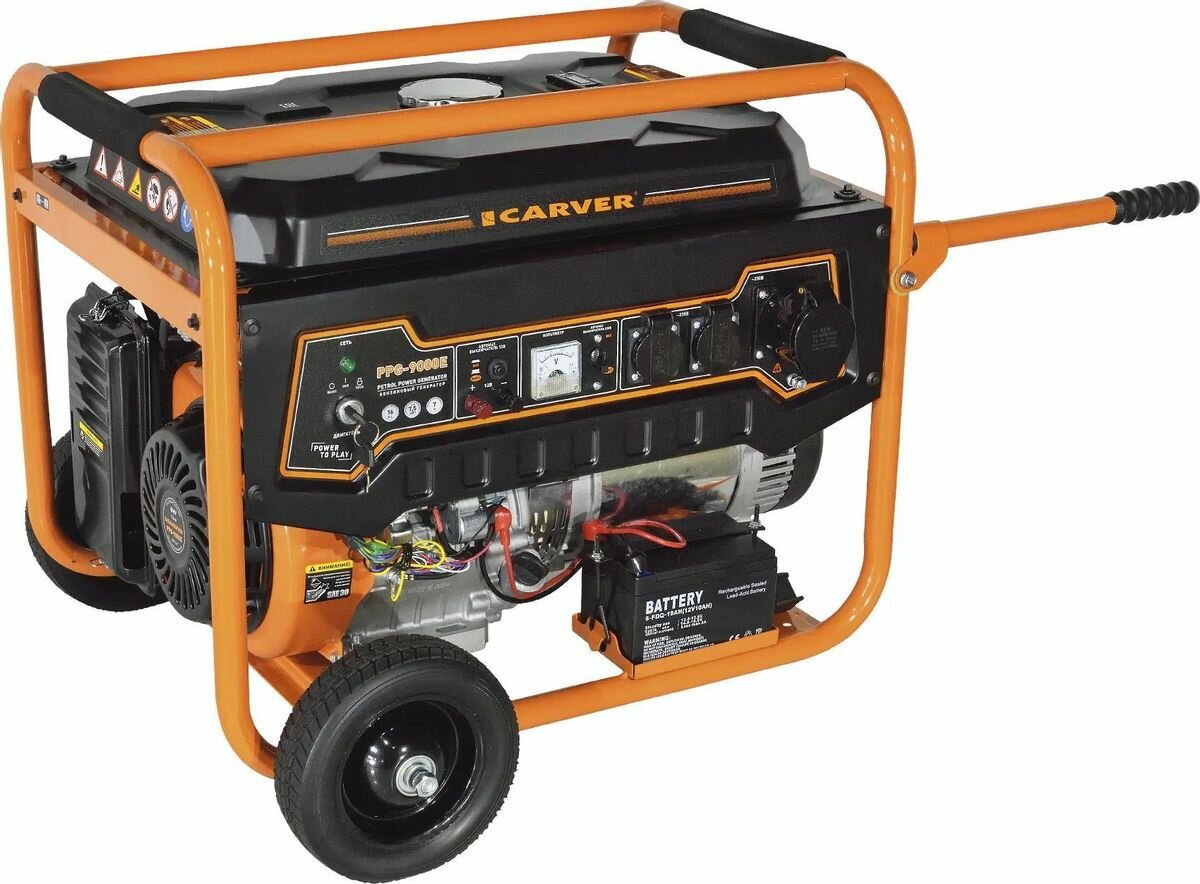 Генератор бензиновый Carver PPG-9000Е