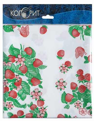 Скатерть прямоугольная Колорит Пикник, без отделки, полиэтилен 120×140см