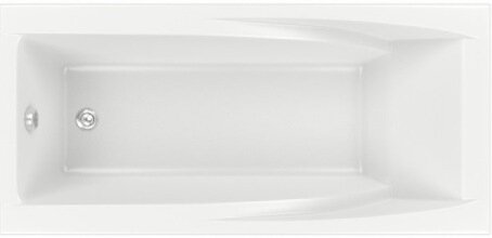 Акриловая ванна Bas Эвита 180см, прямоугольная, на каркасе