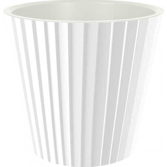 Горшок Ingreen Sand для цветов D230 5,8л c дренажной вст. белый (IG640210048)