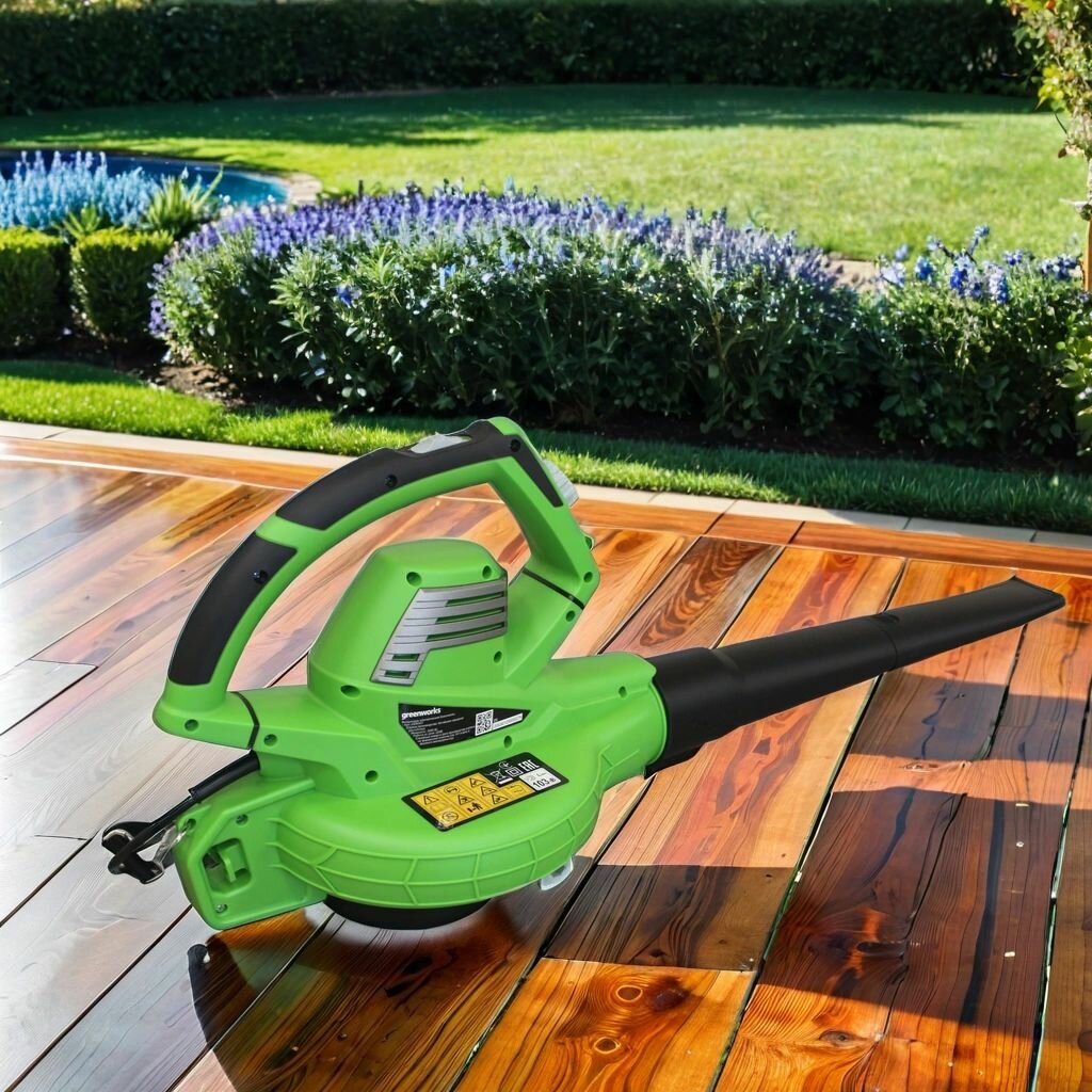 Воздуходув-садовый пылесос Greenworks BL3000 3000W