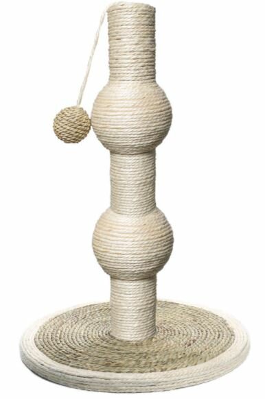 Triol Когтеточка-столбик из сизаля "Башня", 30*30*48см, серия NATURAL 1.2 кг