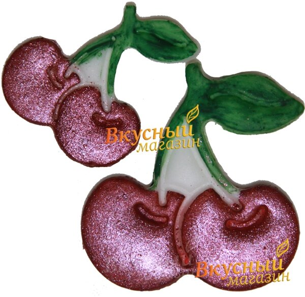 Выемка-плунжер для марципана/мастики вишенки (Набор из 2 шт.)