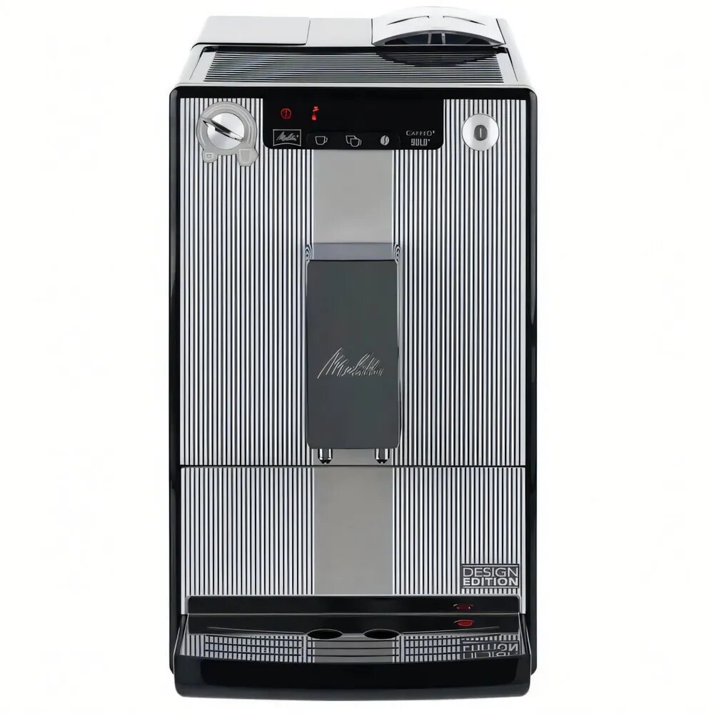 Кофемашина Melitta Caffeo Solo E 950-207 Silver Stripes, 15 бар, кофемолка