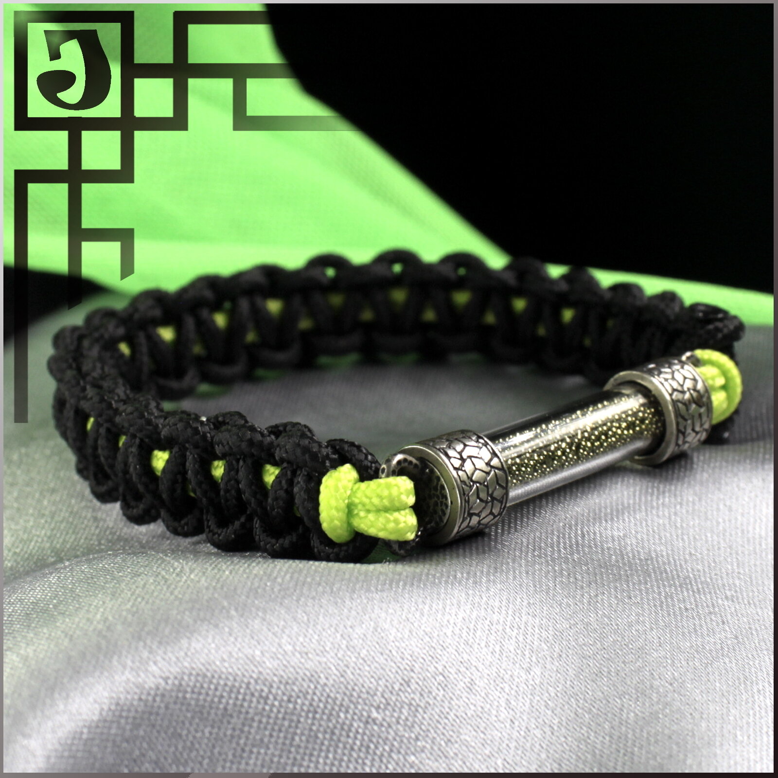 Плетеный браслет Joker-Studio, стекло