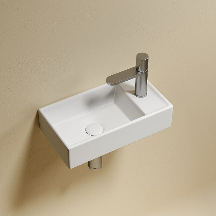 Раковина Ceramica Nova Element CN6051LMW белая матовая левая