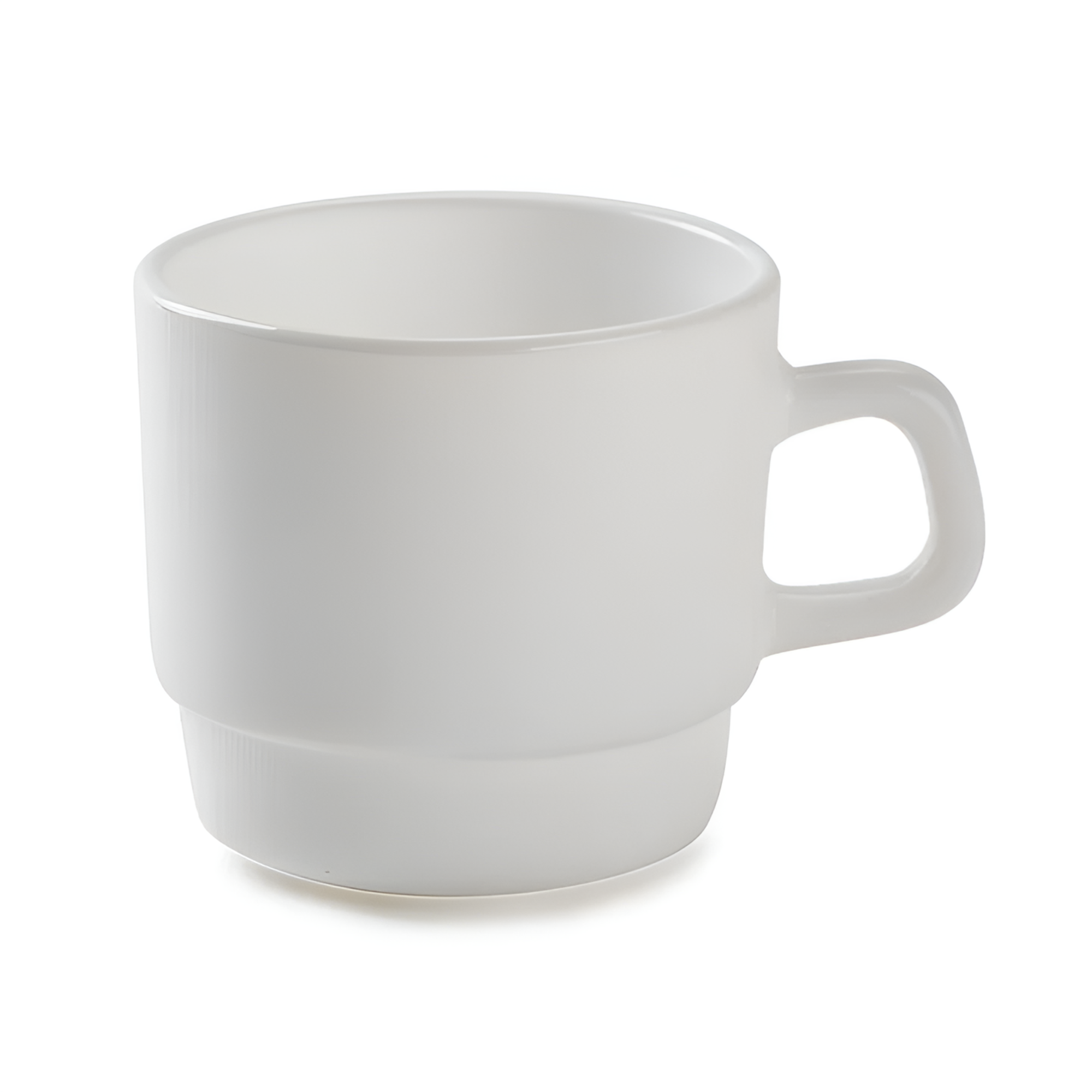 Набор кружек из опалового стекла Arcoroc Restaurant 220мл, 12 штук, диаметр 7,5 см (Luminarc)