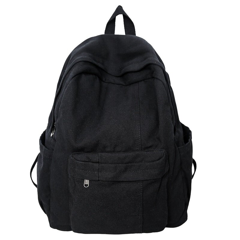 Рюкзак Rui Ying Sense, японский ретро, лесной холщовый, черный