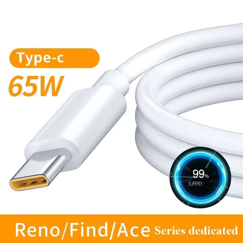 Оригинальный кабель Realme Vooc Usb C Charge Rapide 6.5A Super Dart Быстрая зарядка для GT Narzo 30a 20pro X50 Pro 5g X7 Xt X2 Кабель 2 м