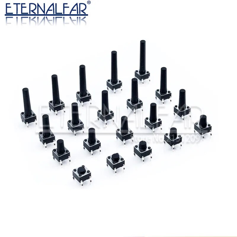 Тактильные переключатели H 16MM, 50шт