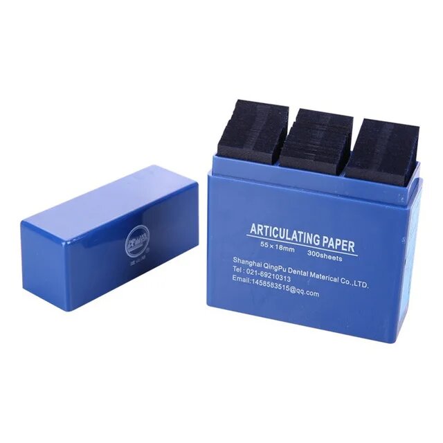 Артикуляционная бумага Tyceen синяя 300 листов Синий