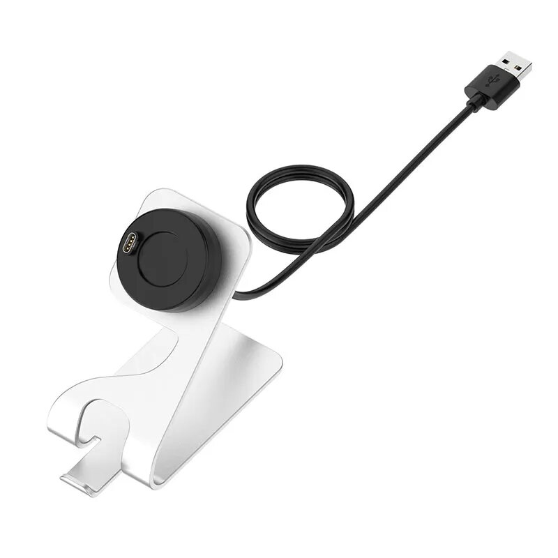 Металлическая док-станция для зарядки Garmin siliver