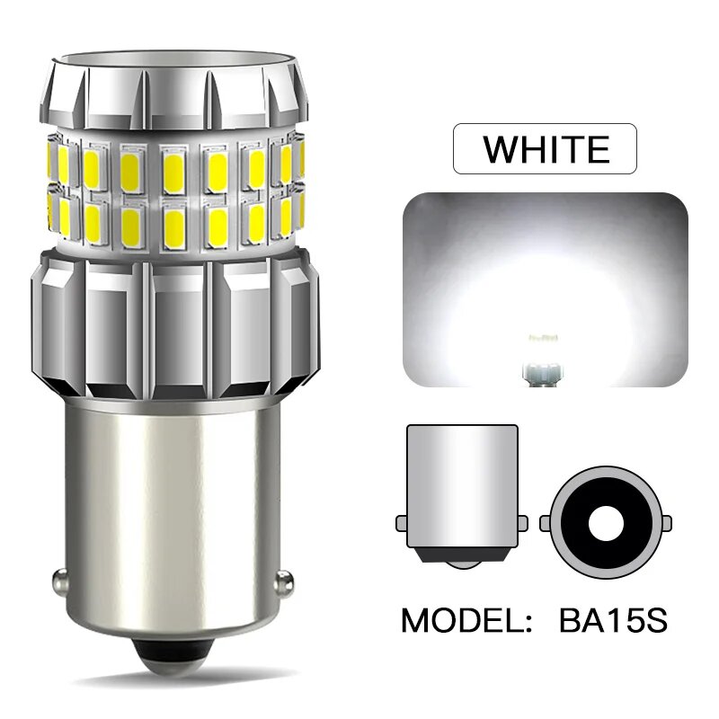 1156, Whie Canbus 4040, лампа заднего хода для VW GOLF MK2, MK3, MK4, MK5, JETTA, LUPO, PASSAT, транспортер T4, T5