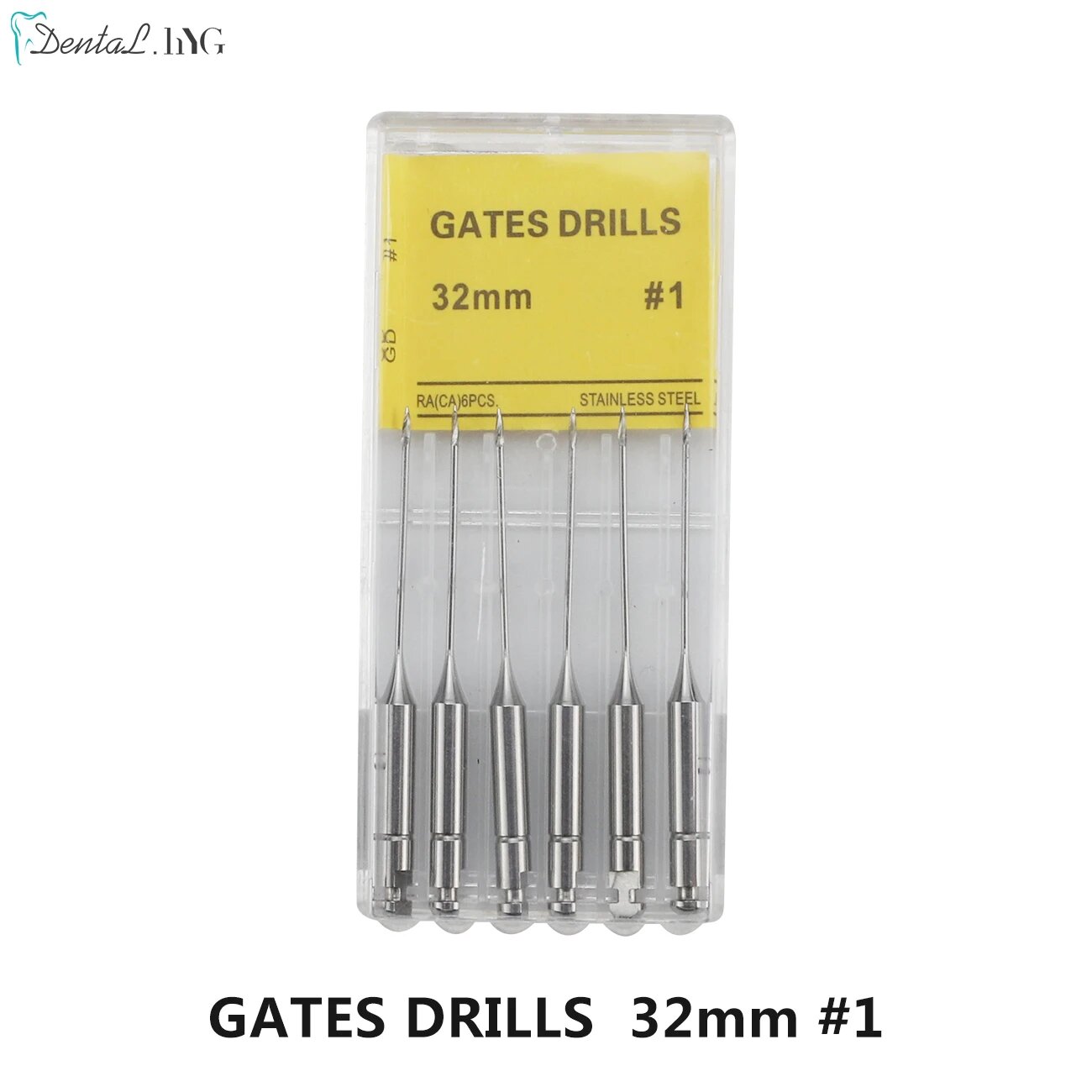 HARBOR DENT Эндофайлы Peeso Reamers из нержавеющей стали #1~6 Gates Drills 32mm 1