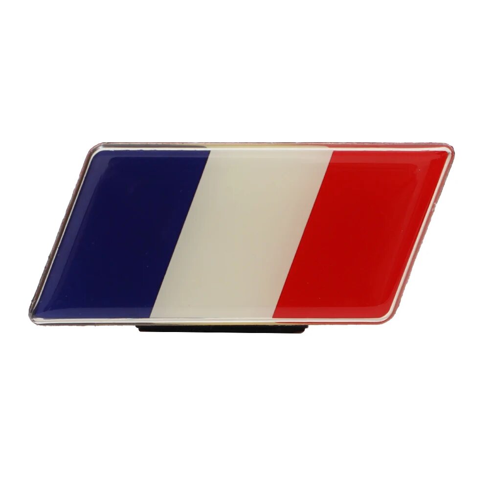 Автомобильные наклейки с алюминиевым флагом, эмблема решетки радиатора, значок-эмблема для Великобритании, Германии, Франции, Австралии, Америки, России, автомобильные запчасти, внешние аксессуары FRANCE