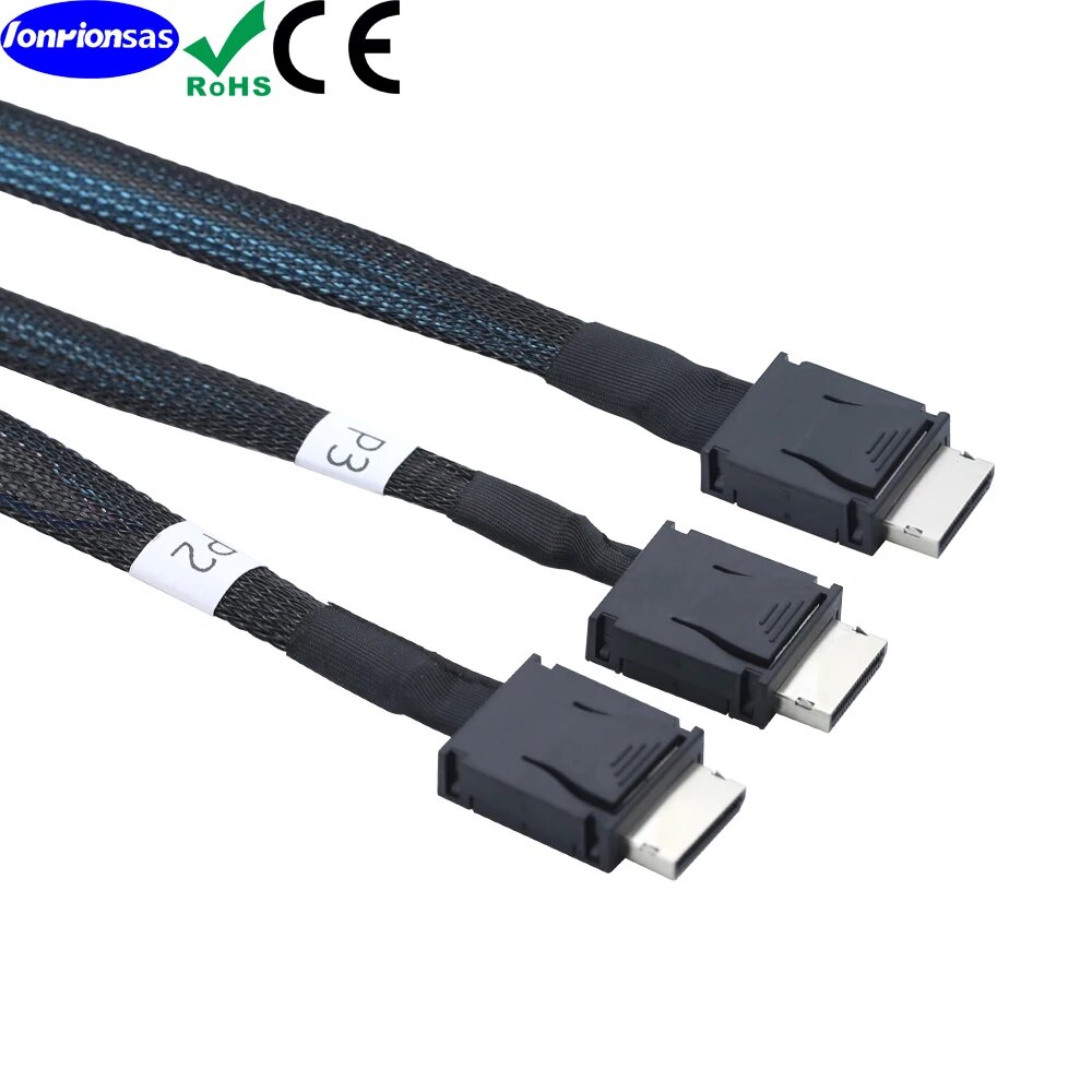Lonrionsas кабель Oculink SAS SFF-8611 4,0 4i 0.5M