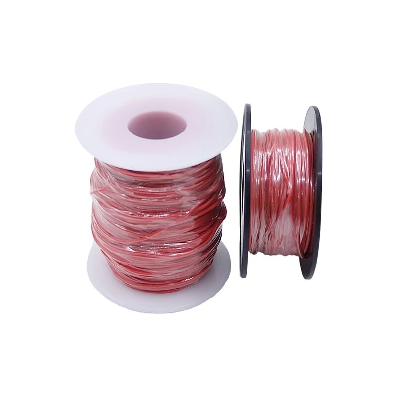 Супермягкий медный провод, 1 рулон, термостойкий гибкий силиконовый 30/28/26/24/22/20AWG, электрический многожильный луженый медный кабель «сделай сам»