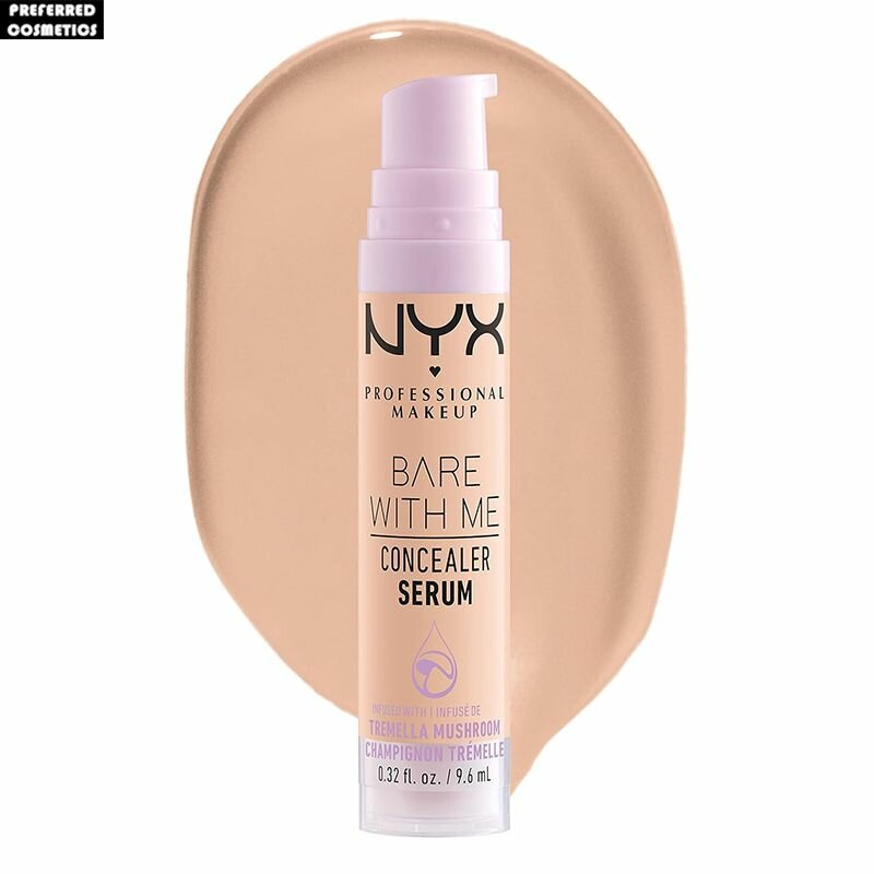 NYX PROFESSIONAL MAKEUP Сыворотка-консилер Bare With Me, увлажняет кожу до 24 часов