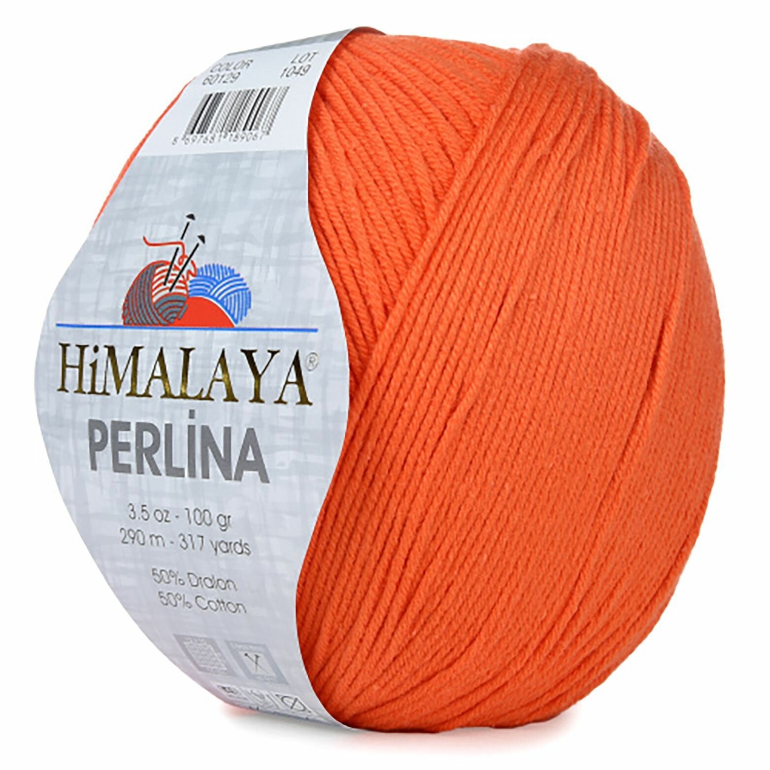 5 Мотков, Himalaya PERLINA, 50% Акрил, 50% Хлопок / 100 гр. - 290 м, Цвет-50129
